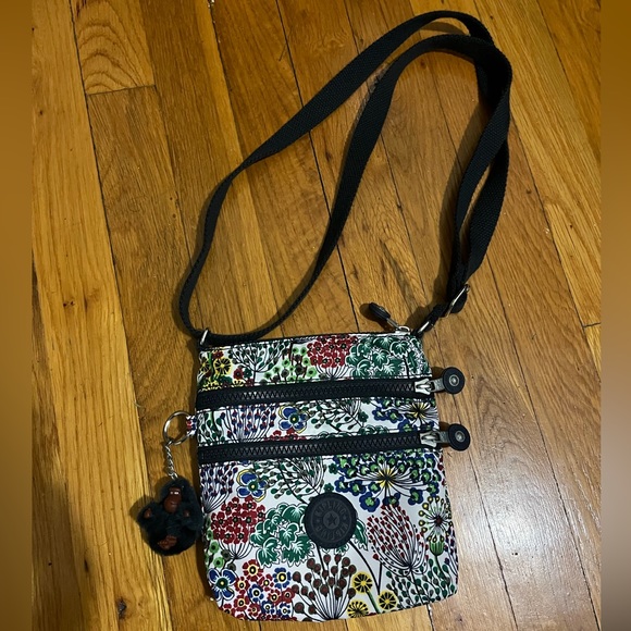 Kipling | Bags | Kipling Floral Crossbody Bag Like New | Poshmark